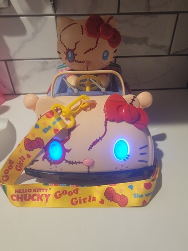 2025 Universal Studios HHN Chucky Hello Kitty Car Popcorn Bucket NEW ...