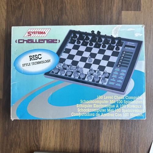 Systema Challenge 100 Level Chess Computer RISC Style Technology Game Rare works | eBay UK