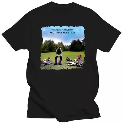 Mens New Clothing Summer Cotton George Harrison All Things Must Pass ...