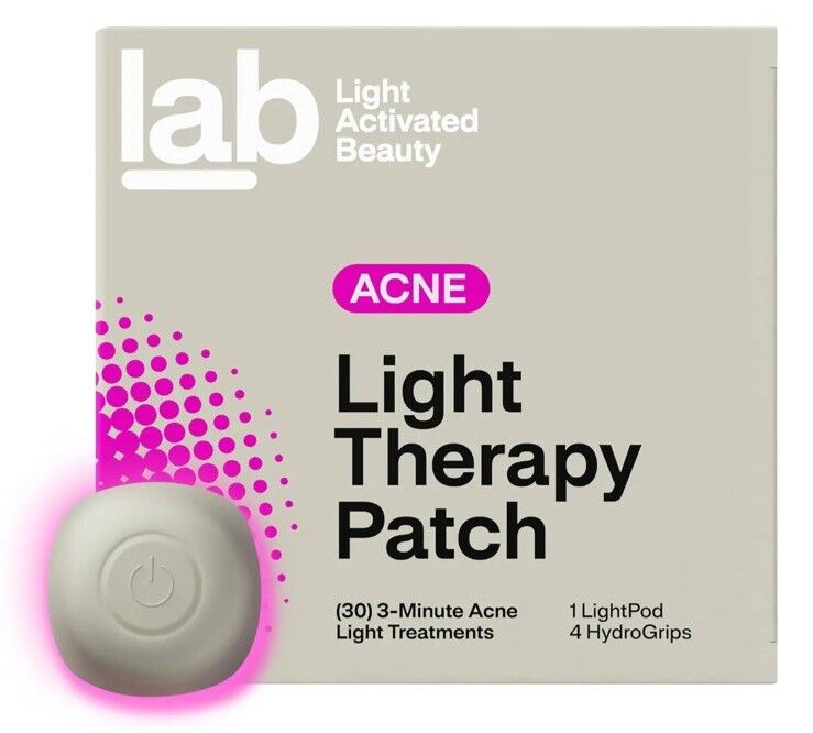 l.a.b Light Therapy Acne Patch, Single, LED Red and Blue Light ...