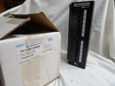 Superior Modular Products PP1288/110A5E Patch Panel 12 Port | eBay