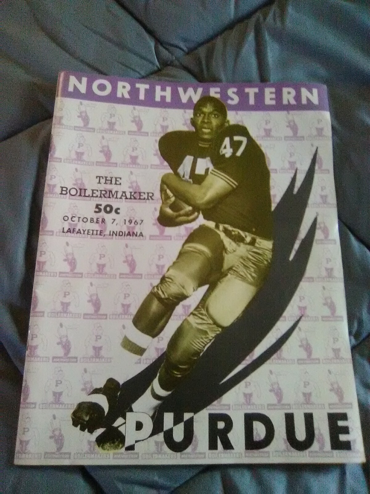 PURDUE vs NORTHWESTERN 10/7/1967 Original Football Game Program | eBay