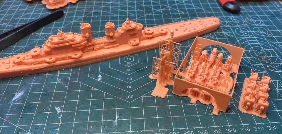 3D Printed kit 1/700 USS Austin class cruiser(waterline/full hull) | eBay
