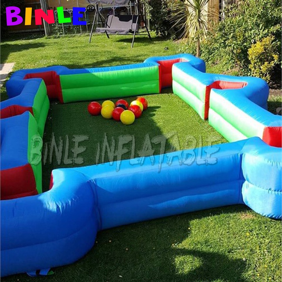 Inflatable Table Soccer Interactive Games Inflatable Snooker Pool for ...