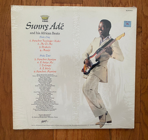 King Sunny Ade and His African Beats - Synchro System LP Mango 1983 ...