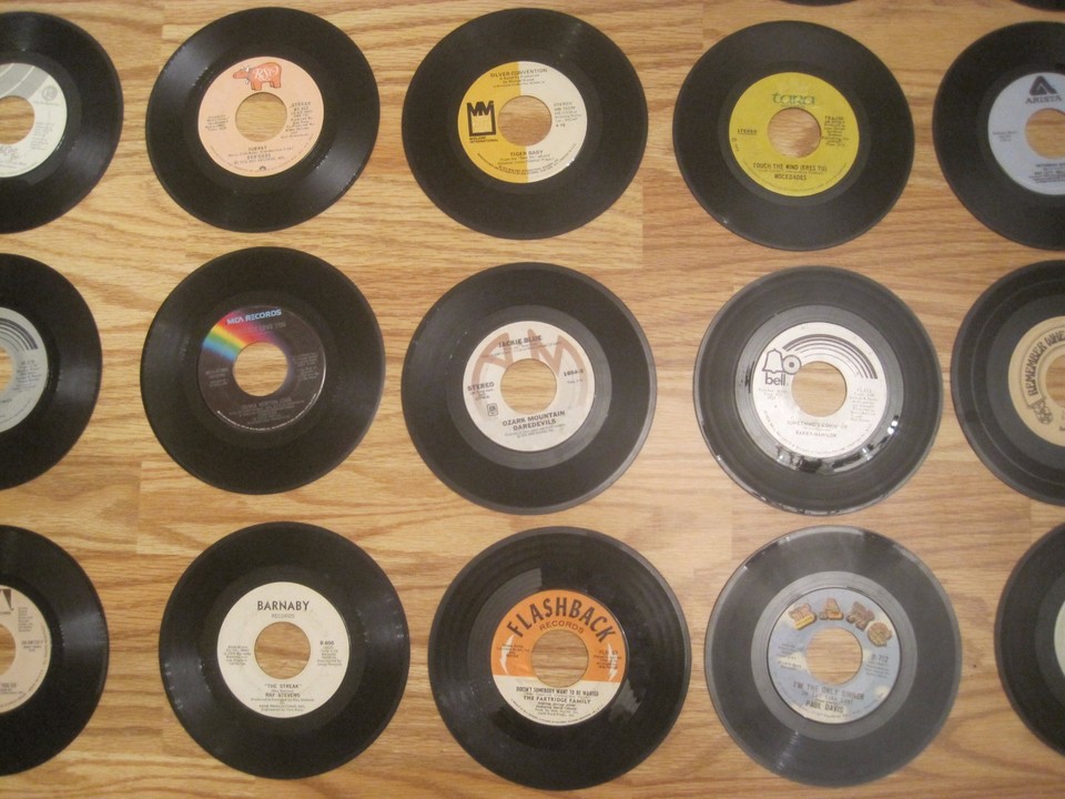 67 records large record lot vintage 45 record classics classic hits ...