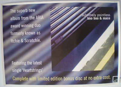 BOO BOO & MACE - "SUBLIMELY POINTLESS" - PROMO POSTER | eBay