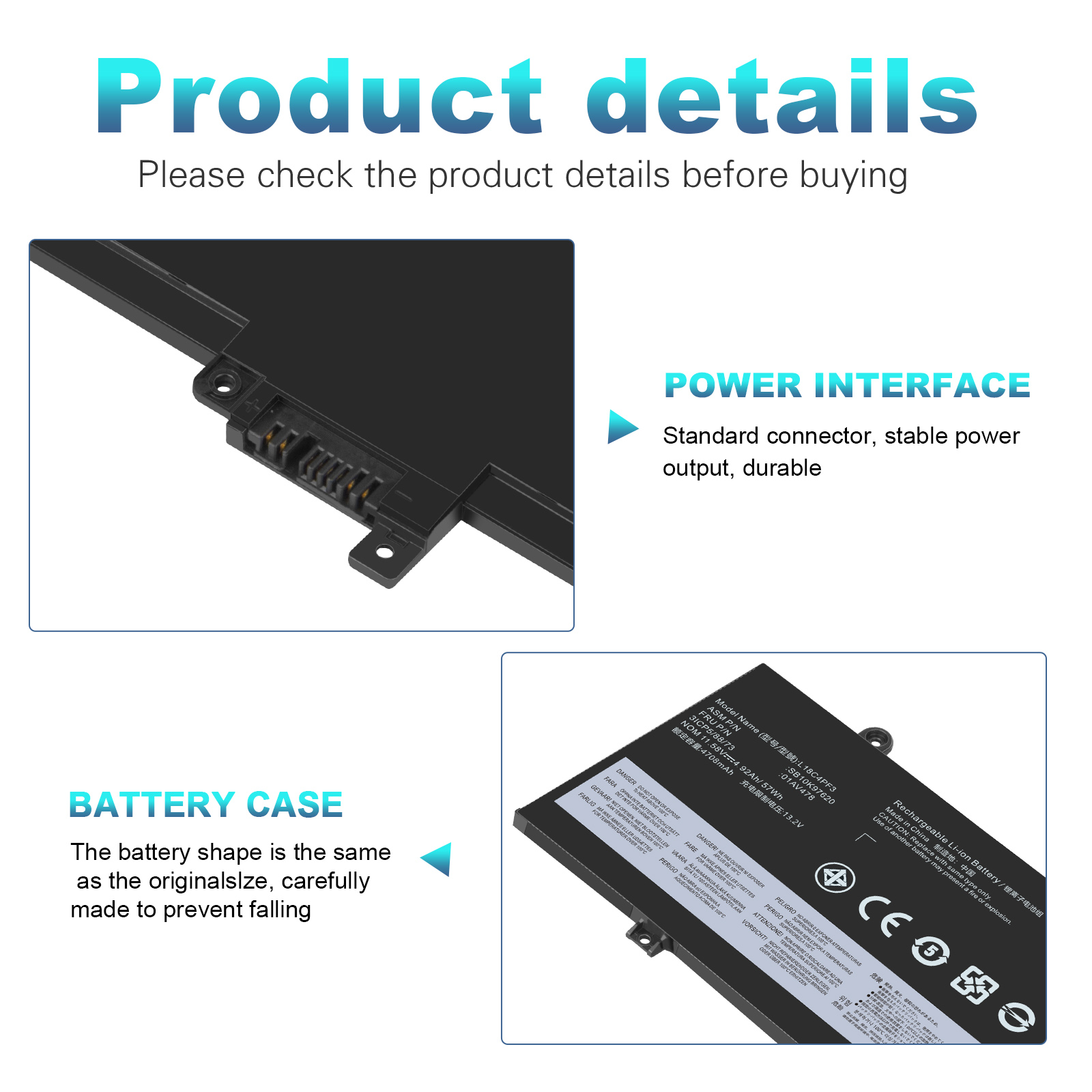 01AV478 Battery For Lenovo ThinkPad T480s L17L3P71 L17M3P71 01AV479 ...