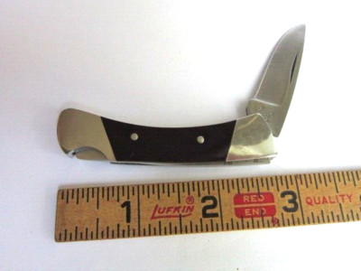 Vintage 1980s Buck 505 Knight Pocket Knife Lockback Wood Handle - Not ...