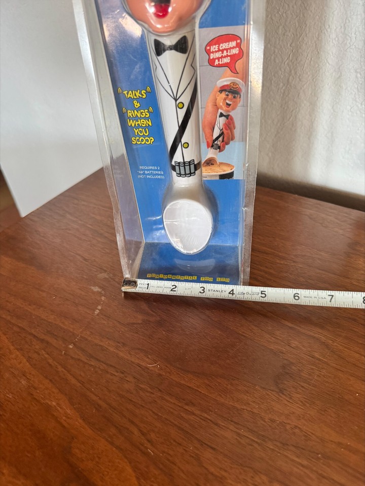NIB Vintage Talking Ice Cream Man Scoop - FUN-damental Too Ltd 1990s ...