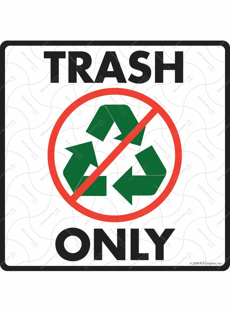 Trash Only Symbol