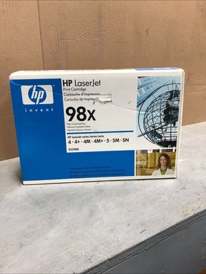 HP New OEM Genuine 92298X 98X Toner for 4 4+ 4M 5 5M 5N printers ...