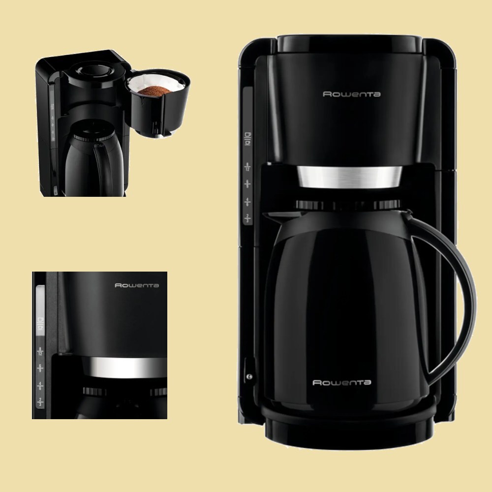 Rowenta Thermo-Kaffeemaschine CT 3808 - schwarz/Edelstahl | eBay.de