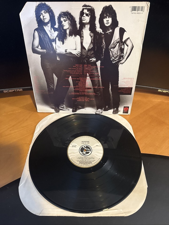 The Headpins - Line Of Fire LP (1983) Solid Gold Records SGR-9031 (VG ...