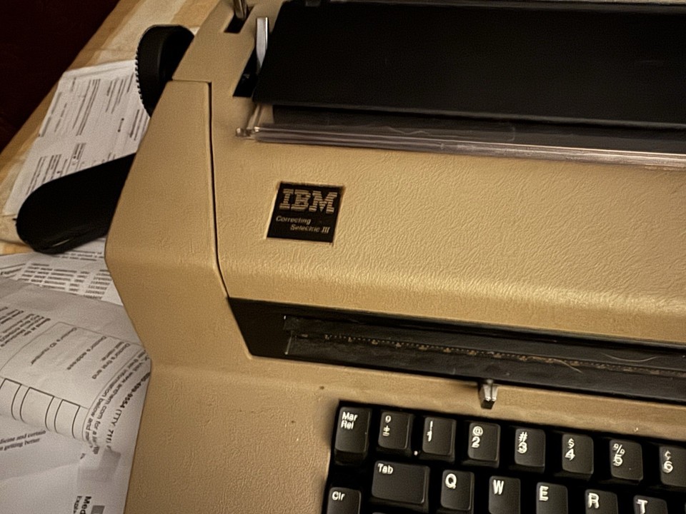 Vintage WORKING IBM Correcting Selectric III Typewriter W/ Cover | eBay