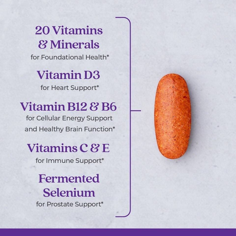 New Chapter Every Man's One Daily 55+ Multivitamin Tablets - 48 Count ...