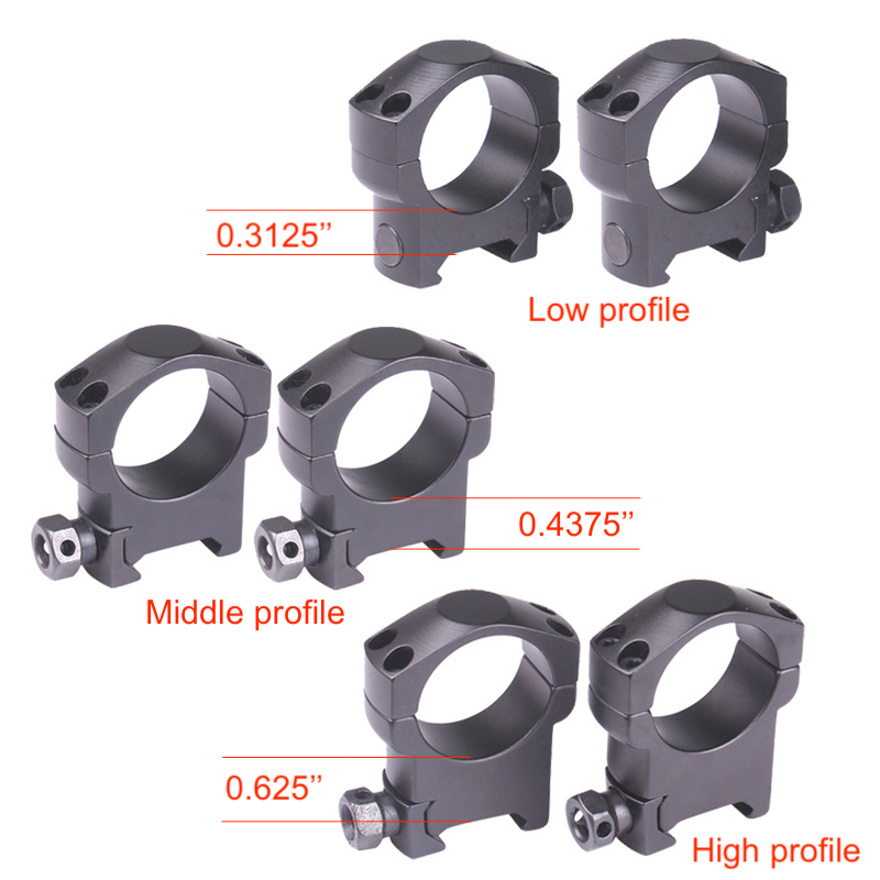 30mm Scope Rings Low/Middle/High Profile MarkWeaver Picatinny Mount ...