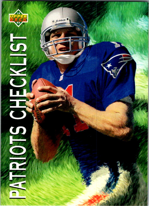 1993 Upper Deck #83 Patriots Checklist TC, CL Football Card | eBay