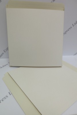 Envelope Boxes White 400mic Card x 10 - 8"x8" (220x220mm) Self Assembly ...