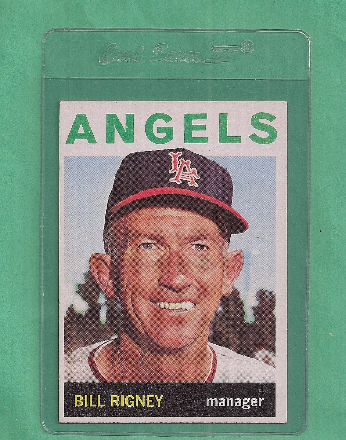 1964 Topps Los Angeles Angels Bill Rigney # 383 NM-MT Tough Low Pop ...