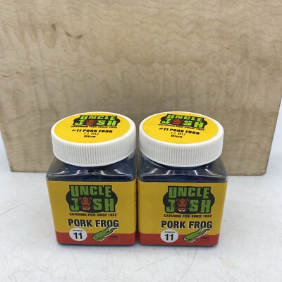 (2) Uncle Josh Pork Frog #11 BLUE BU 2.5” Great Jig Trailer - FAST ...