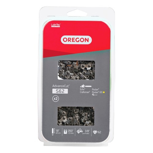 Oregon Advance Cut S62 18" 2-pack Chainsaw Chain Husqvarna 3/8x.050x62 ...