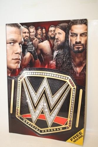 WWE Wrestling " 2015" Official Program John Cena Featured (No Poster ...