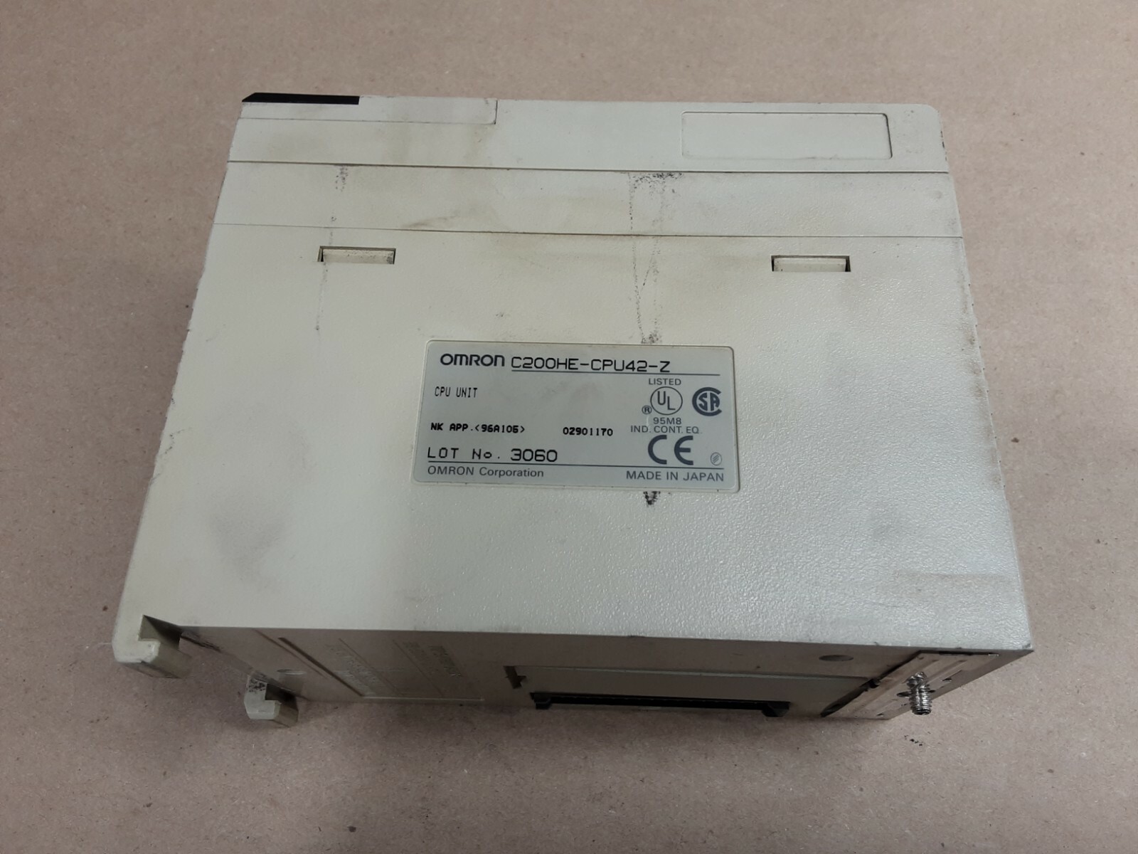 OMRON SYSMAC C200HE PROGRAMMABLE CONTROLLER CPU UNIT C200HE-CPU42-Z #55I36*AD | eBay
