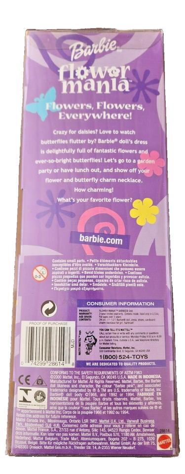 Flower Mania Barbie Doll Special Edition 2000 Mattel Flower Mania | eBay