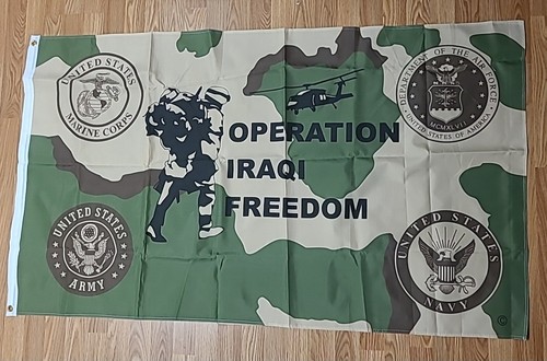 OIF Flag 5’x3’ Operation Iraqi Freedom Flag | eBay