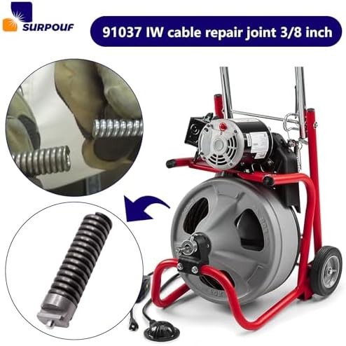 3/8" Cable Repair Coupling for Ridgid Drain Snake | eBay