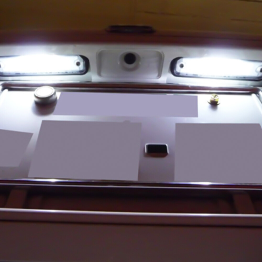 For 1993-1997 Honda Civic Del Sol Trunk Lamp White Full LED License ...