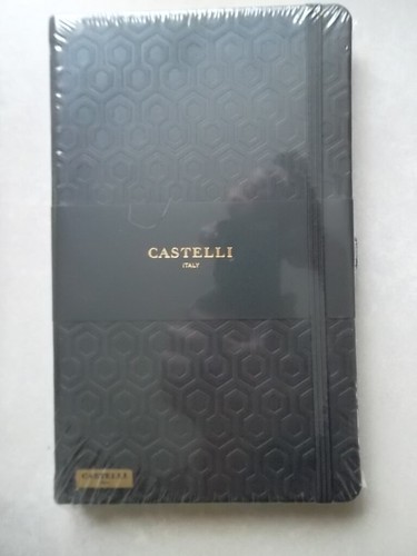 Notebook Castelli 13x21 cm Honeycomb Black | eBay