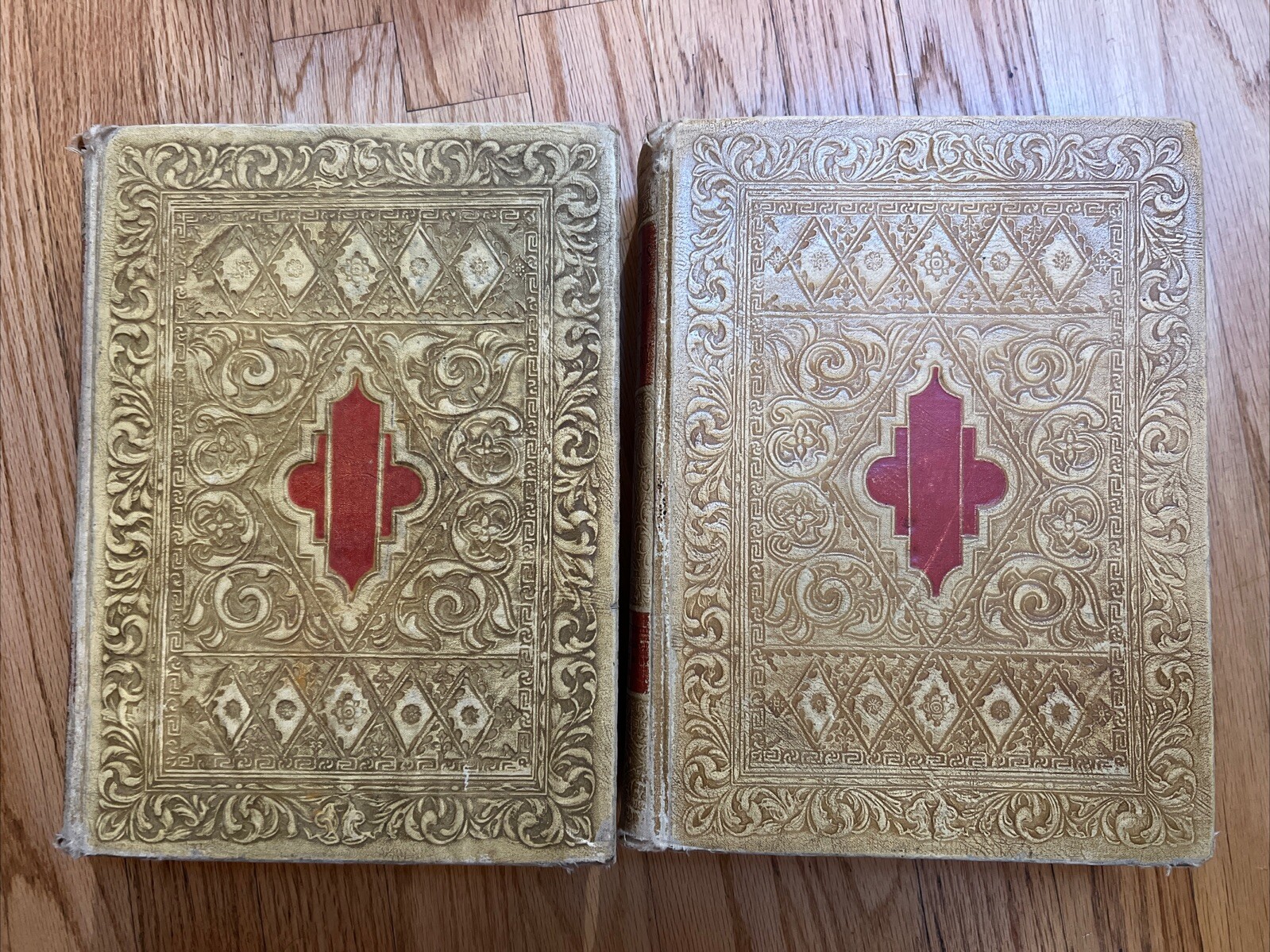 1937 Webster’s Universal Unabridged Dictionary Ornate Embossed Two ...