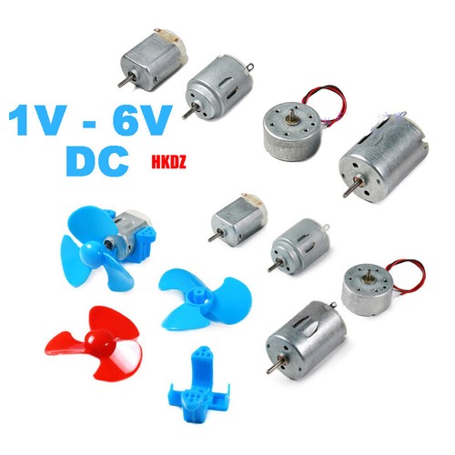 Mini Miniature Small Electric Motors Brushed 1V - 6V DC for Models ...