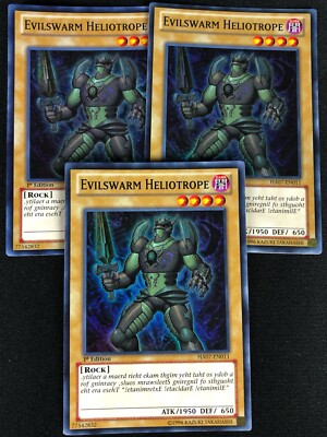 YUGIOH EVILSWARM HELIOTROPE HA07-EN011 1ST SUPER X3 (NM) | eBay