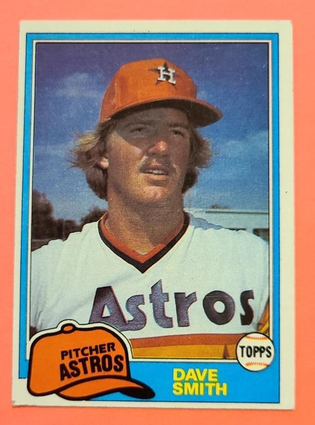 1981 Topps #534 Dave Smith Astros EX+ | eBay