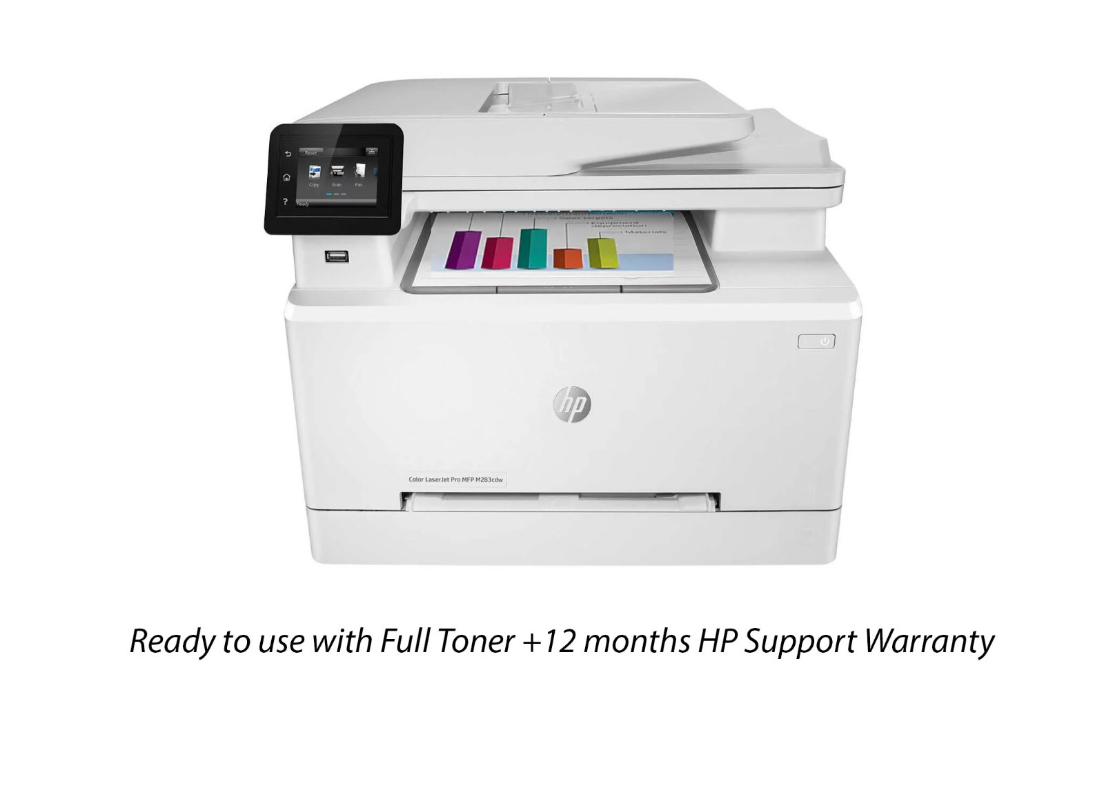 HP Laserjet Pro M283CDW Color Printer Wireless MFP 7KW73A Home Office ...