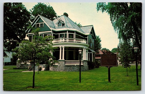 Vintage Postcard Warren G. Harding Home Marion Ohio | eBay
