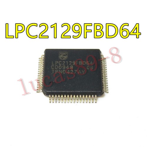 1PCS LPC2129FBD64 15 IC ARM7 MCU FLASH 256K 64-LQFP LPC2129 2129 ...