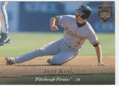 1995 UPPER DECK ELECTRIC DIAMOND GOLD SERIES 2 #384 JEFF KING PIRATES ...