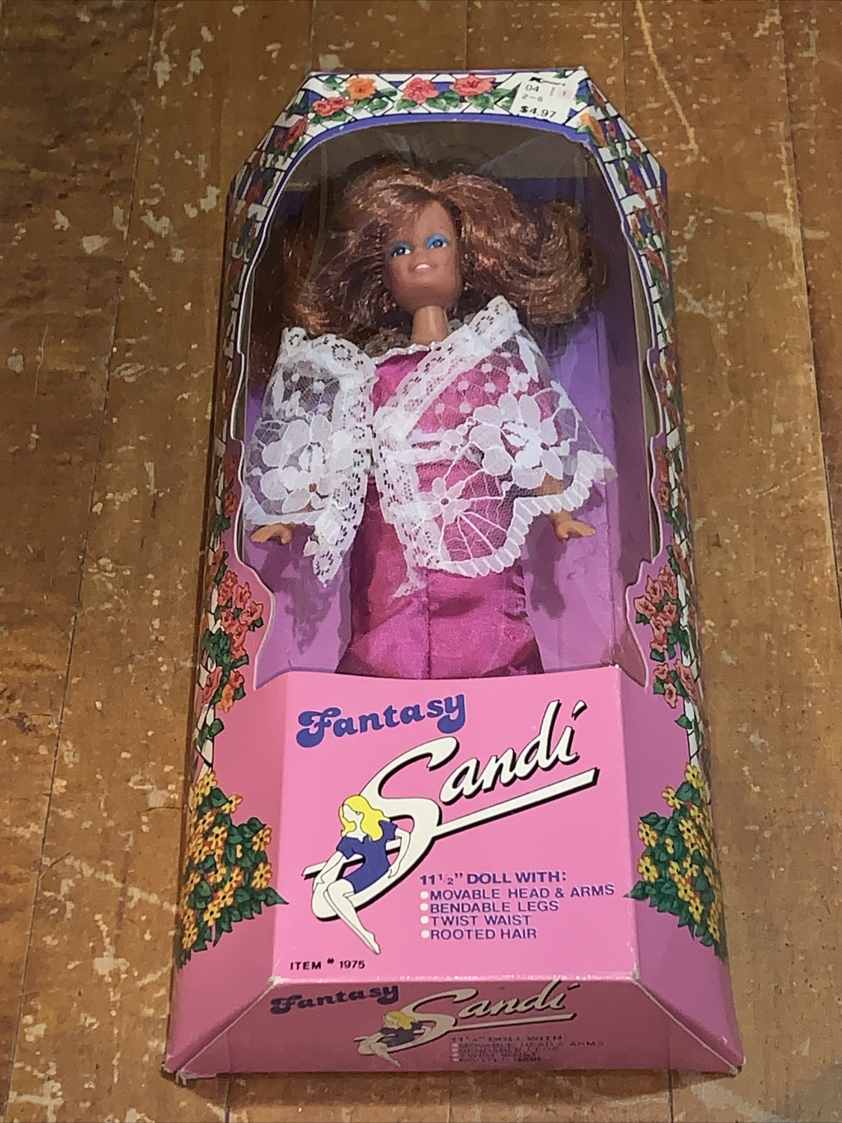 Fantasy Sandi L Vintage Doll by Totsy Blue Dress #1975 Bendable ...