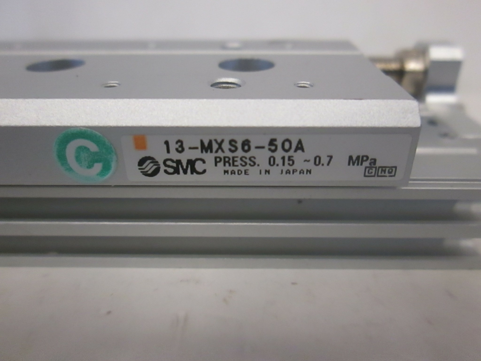 SMC 13-MXS6-50A Pneumatic Linear Guided Air Cylinder, Used | eBay
