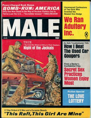MAG: Male 3/1969-Atlas-Kunstler-tommy gun-cheesecake-pulp thrills ...