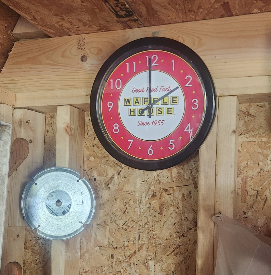 Waffle House Wall Clock. Discontinued Item. Collectable | eBay