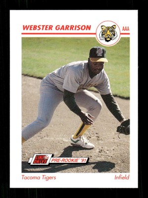 1991 Line Drive Tacoma Tigers 535 Webster Garrison BXCP32 | eBay