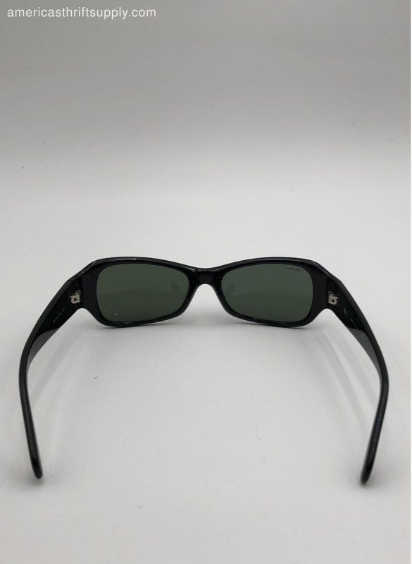 Vintage Y2K Ray-Ban RB 2116 Men's Sunglasses Black Rectangular Frame ...