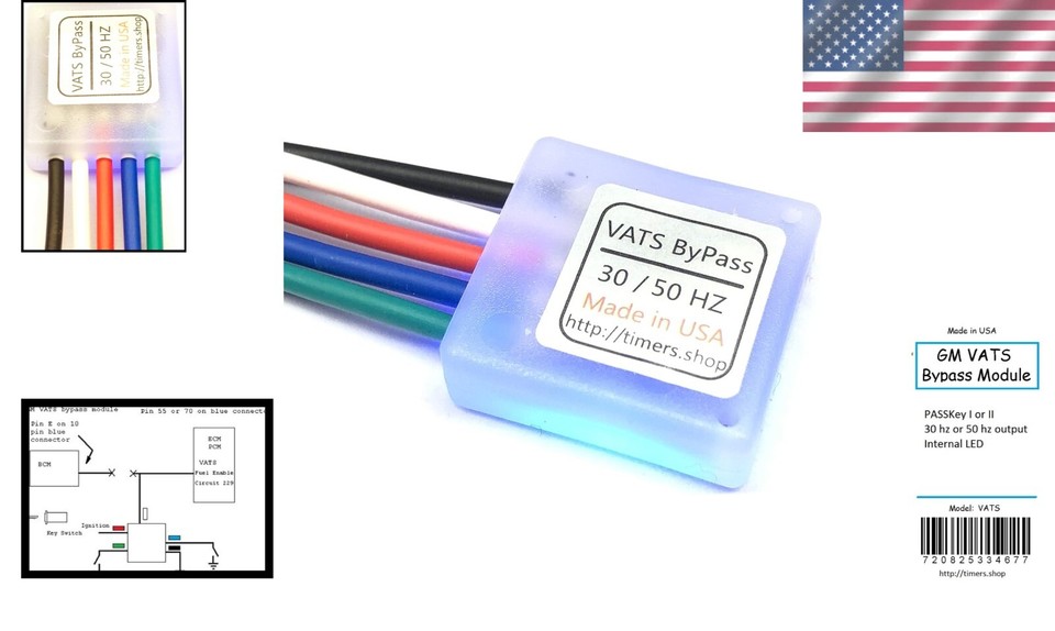 3-Wire GM VATS Passkey II Bypass Module - Ideal for Remote Start ...