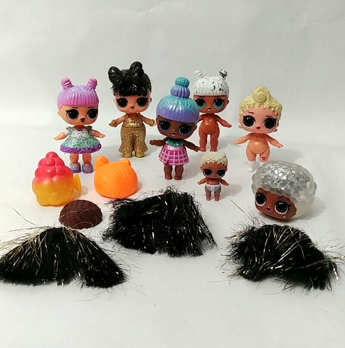 LOL Surprise MGA 3 Inch Dolls Lot Of 5 And 1 Baby With/Without Clothes ...