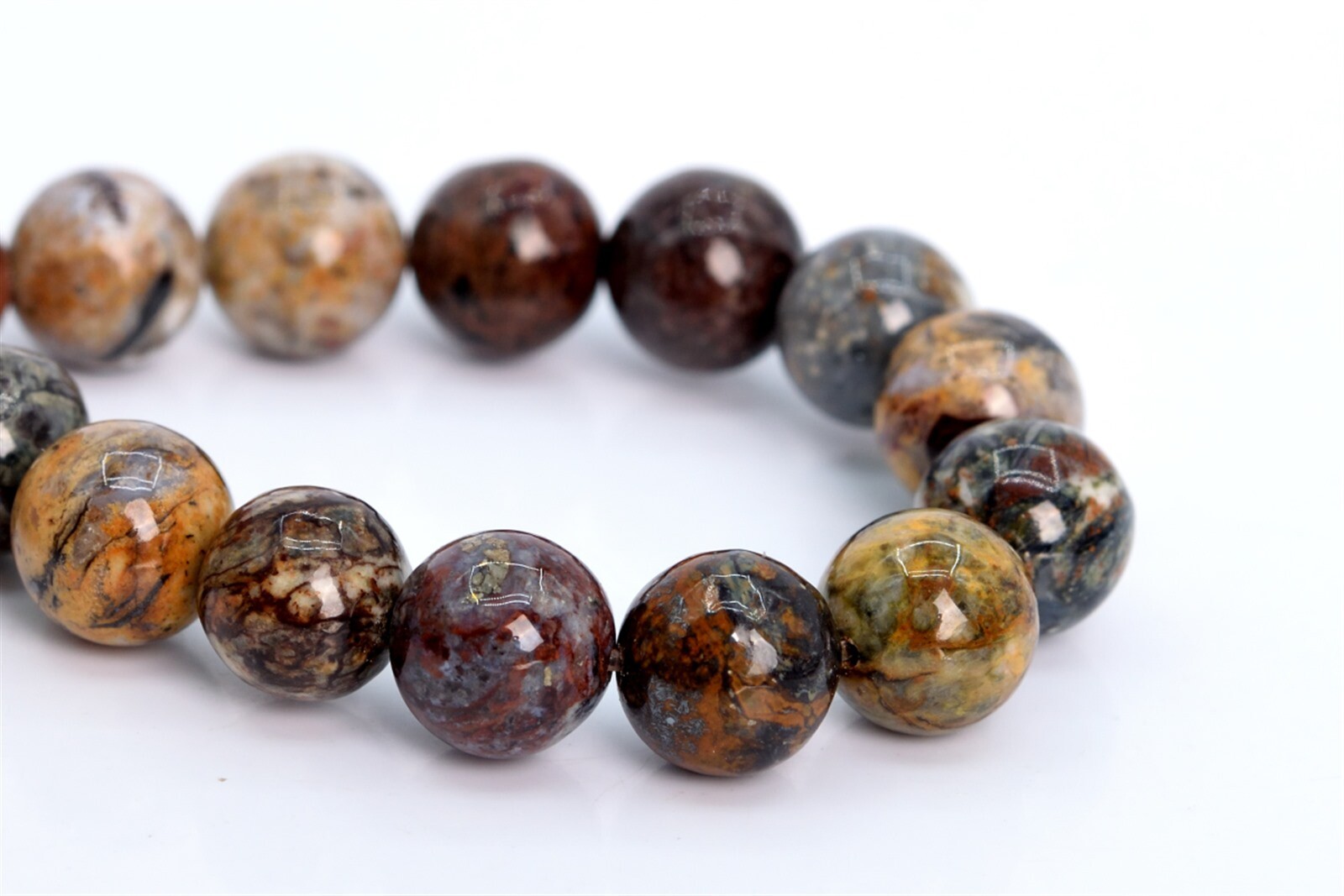 Genuine Natural Pietersite Beads Grade A Round Loose Beads 3-4/5-6/7-8/ ...